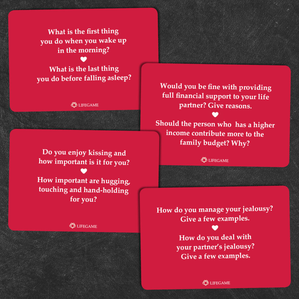 Conversation cards for couples LOVE EDITION - Eluplaan - Midagi hingele!